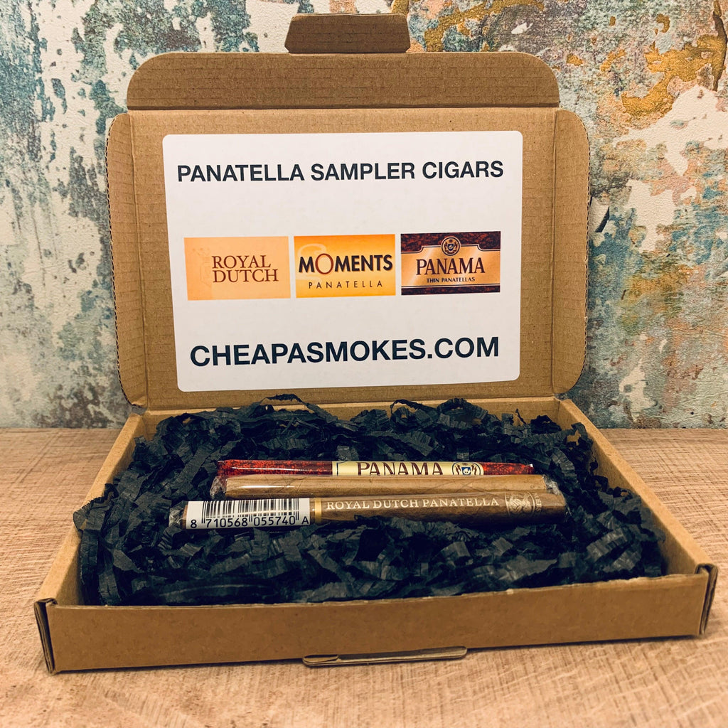 Panatella Cigar Sampler: Royal Dutch, Moments & Panama
