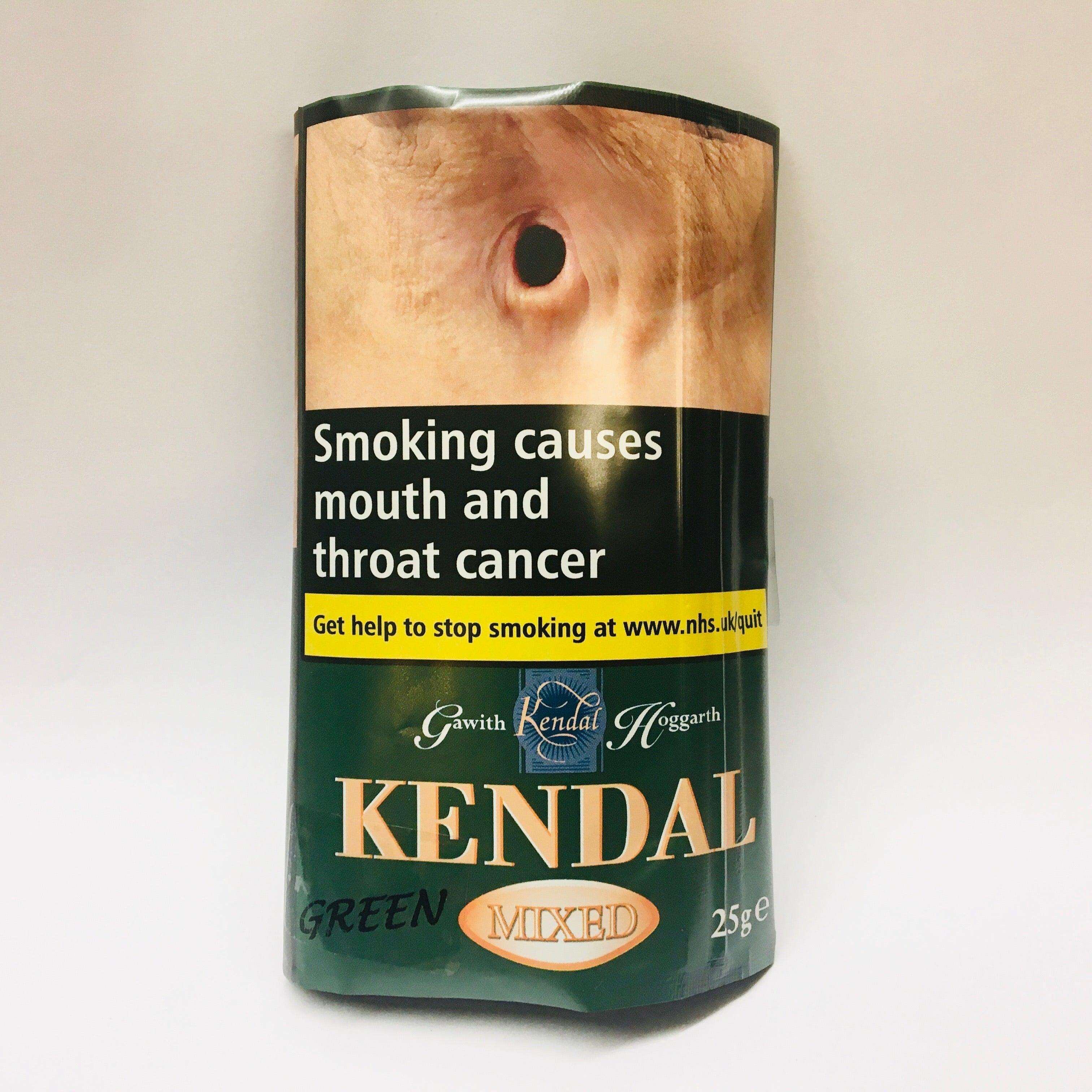 Kendal Mixed GREEN Shag Smoking Tobacco 25gm