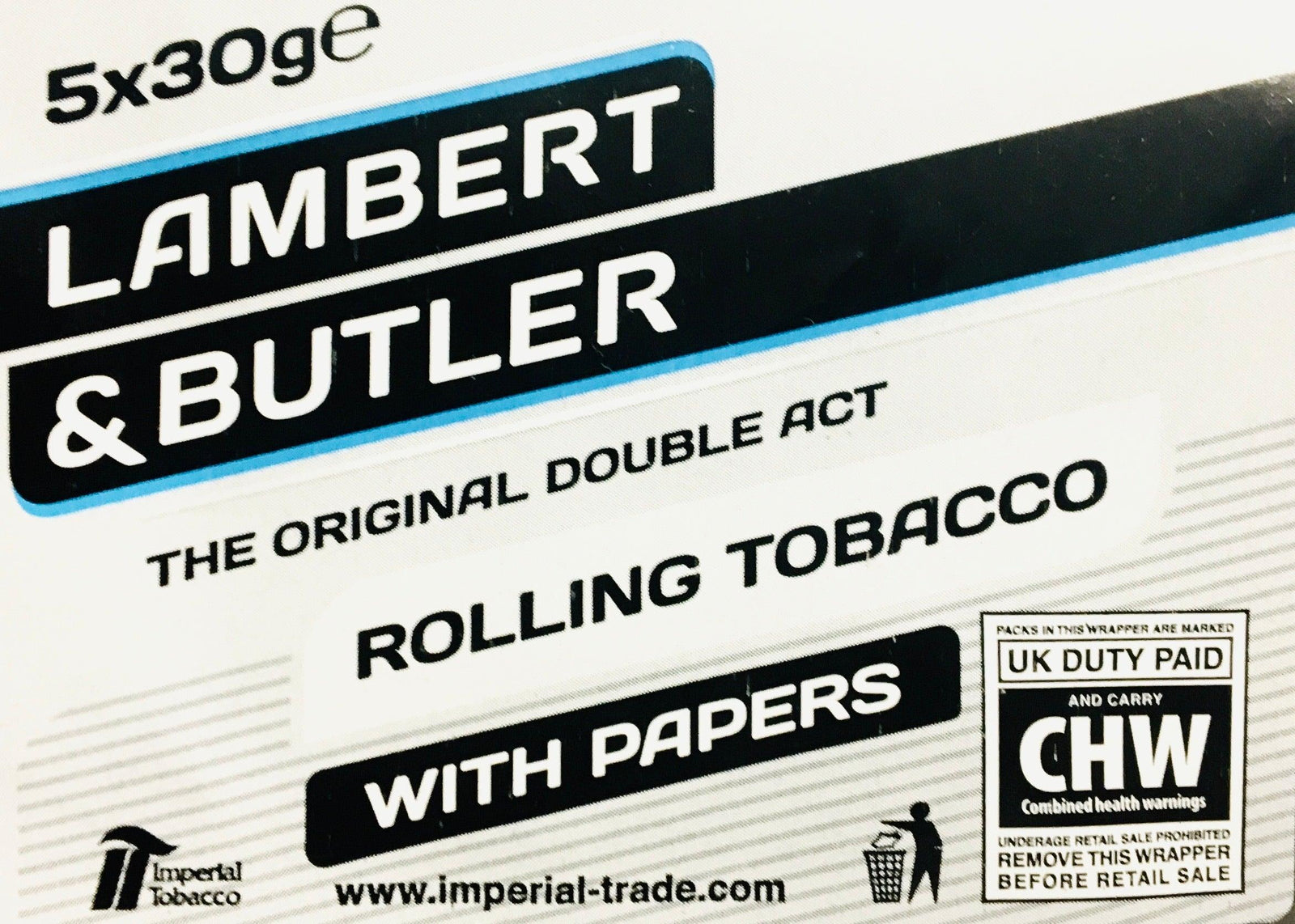 Lambert and Butler Hand Rolling Tobacco 50gm