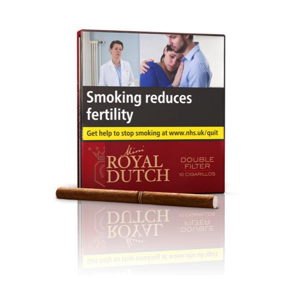 Royal Dutch Double Filter Cigarillos - Pack of 10